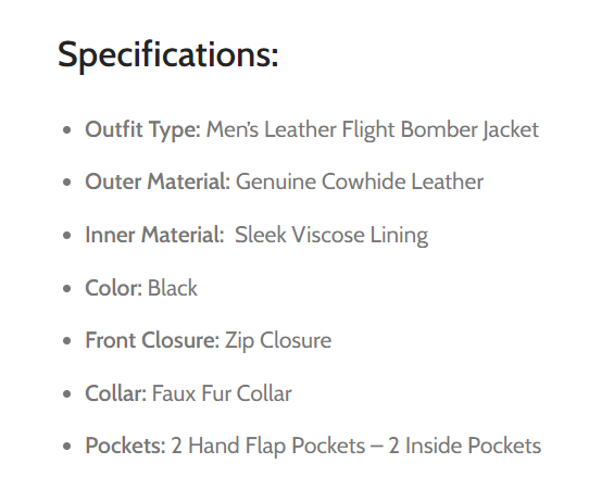 What Should a Good Product Description Include?